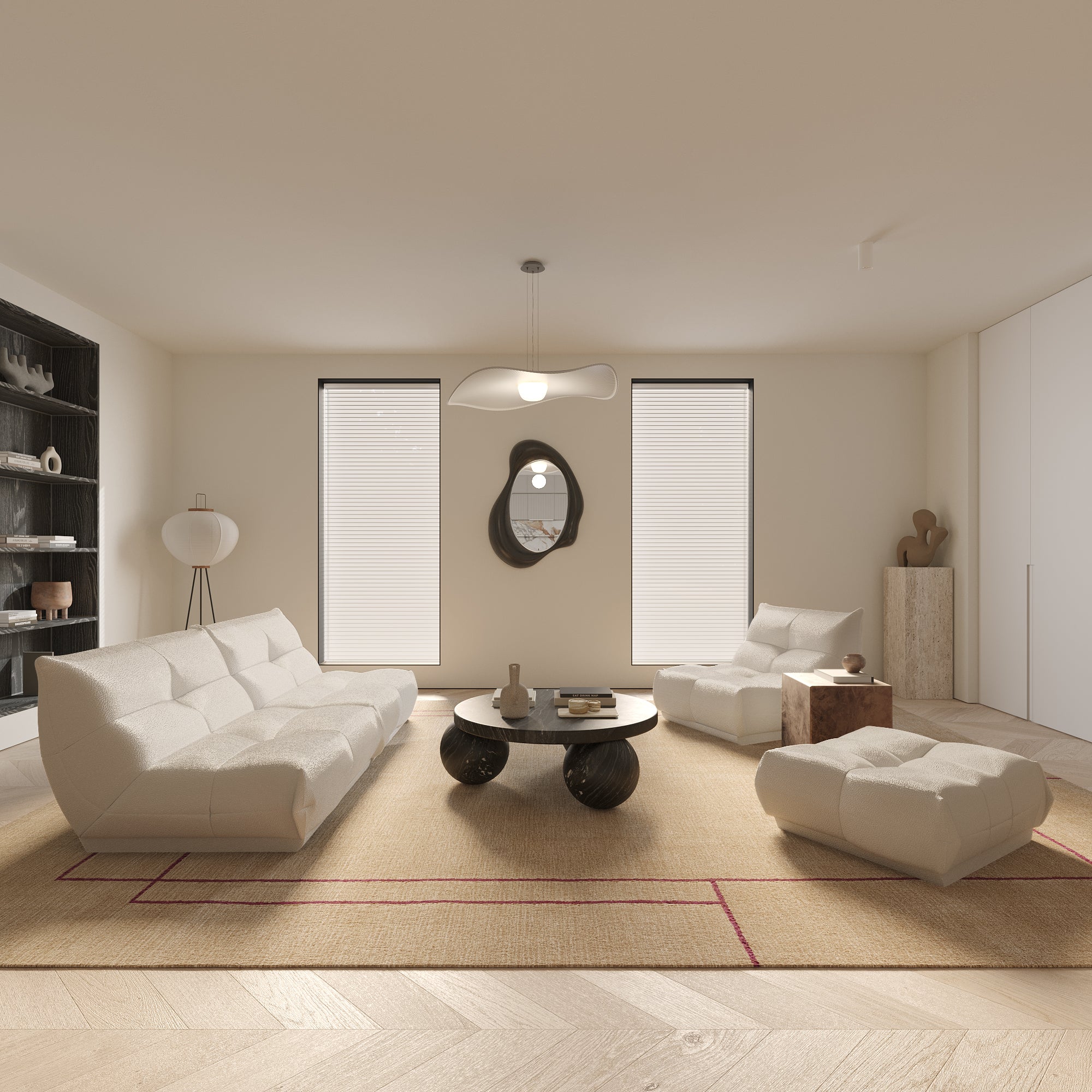 Canapé 5 places COZY Cuir– Sia Home