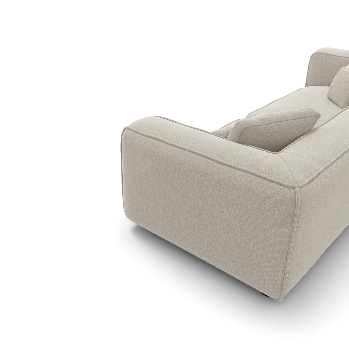 Canapé 3 places ROMY Tissu tramé toucher doux– Sia Home