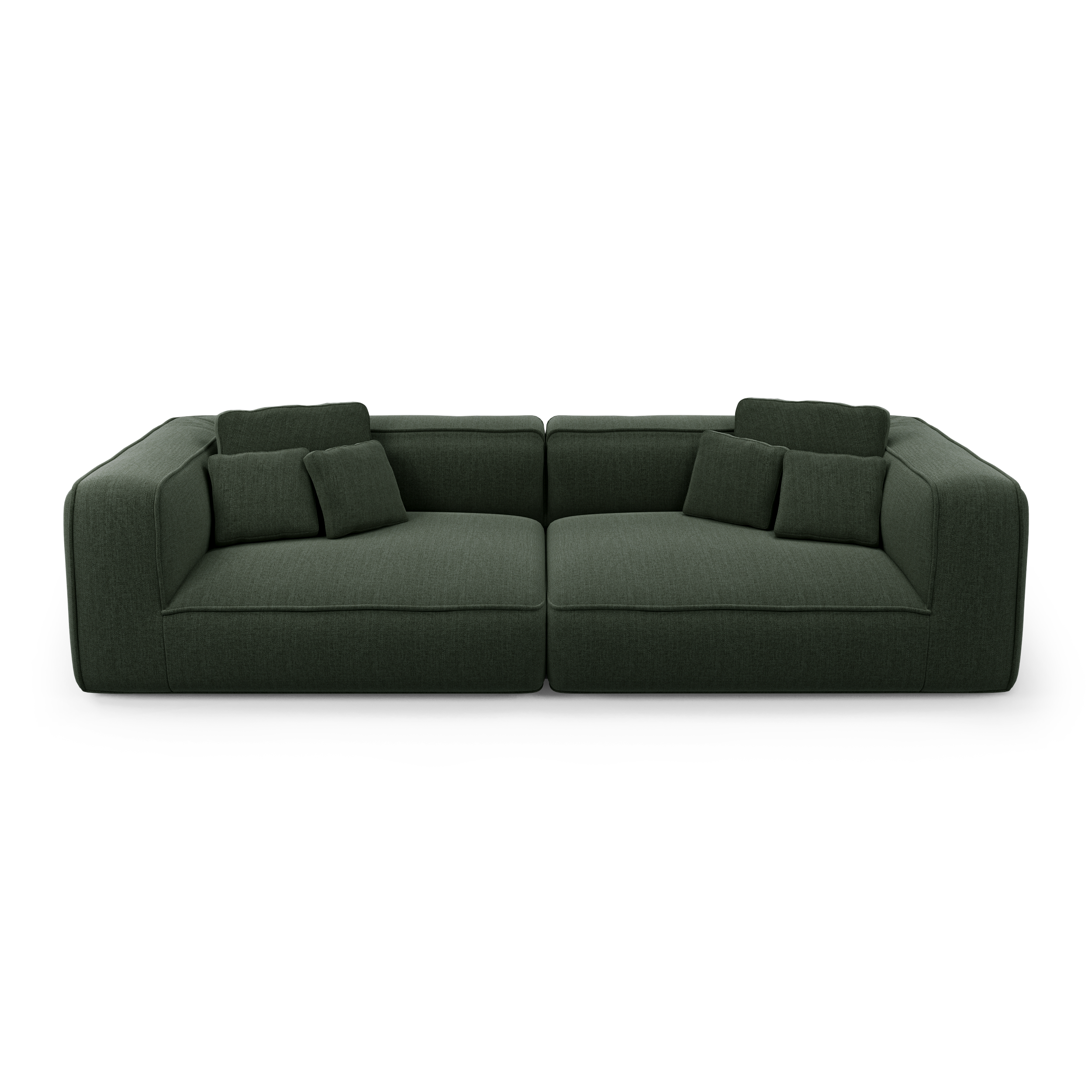 Canapé 3 places ROMY Tissu tramé toucher doux– Sia Home