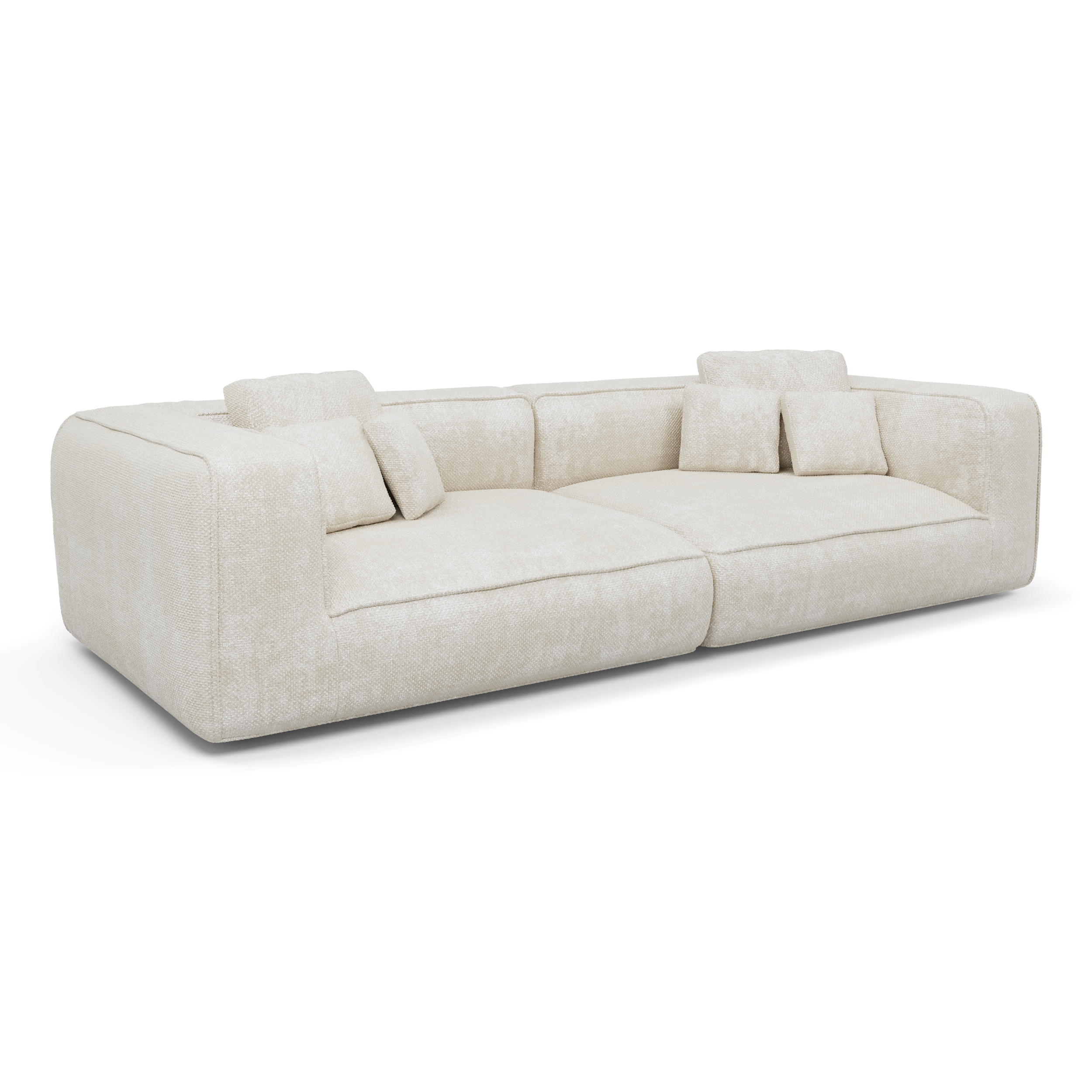 Canapé 3 places ROMY Velours tramé– Sia Home